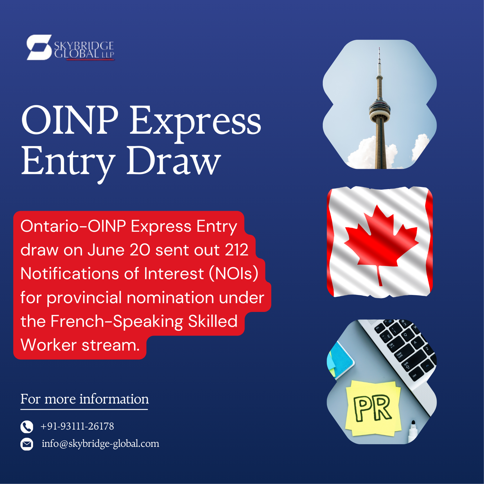 Ontario Express Entry Draw 20 June 2024